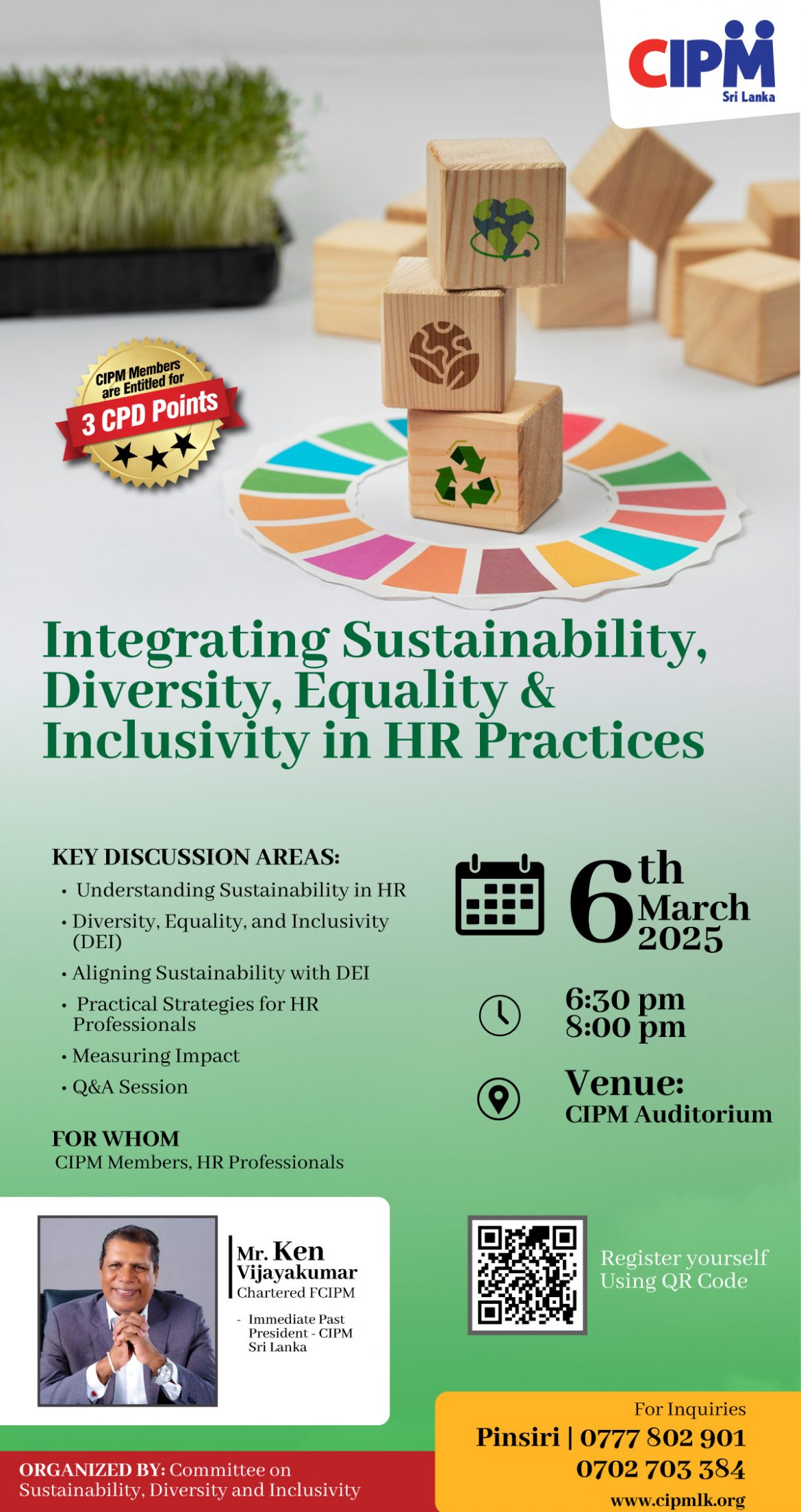 CPD Session on Integrating Sustainability, Diversity, Equality ...