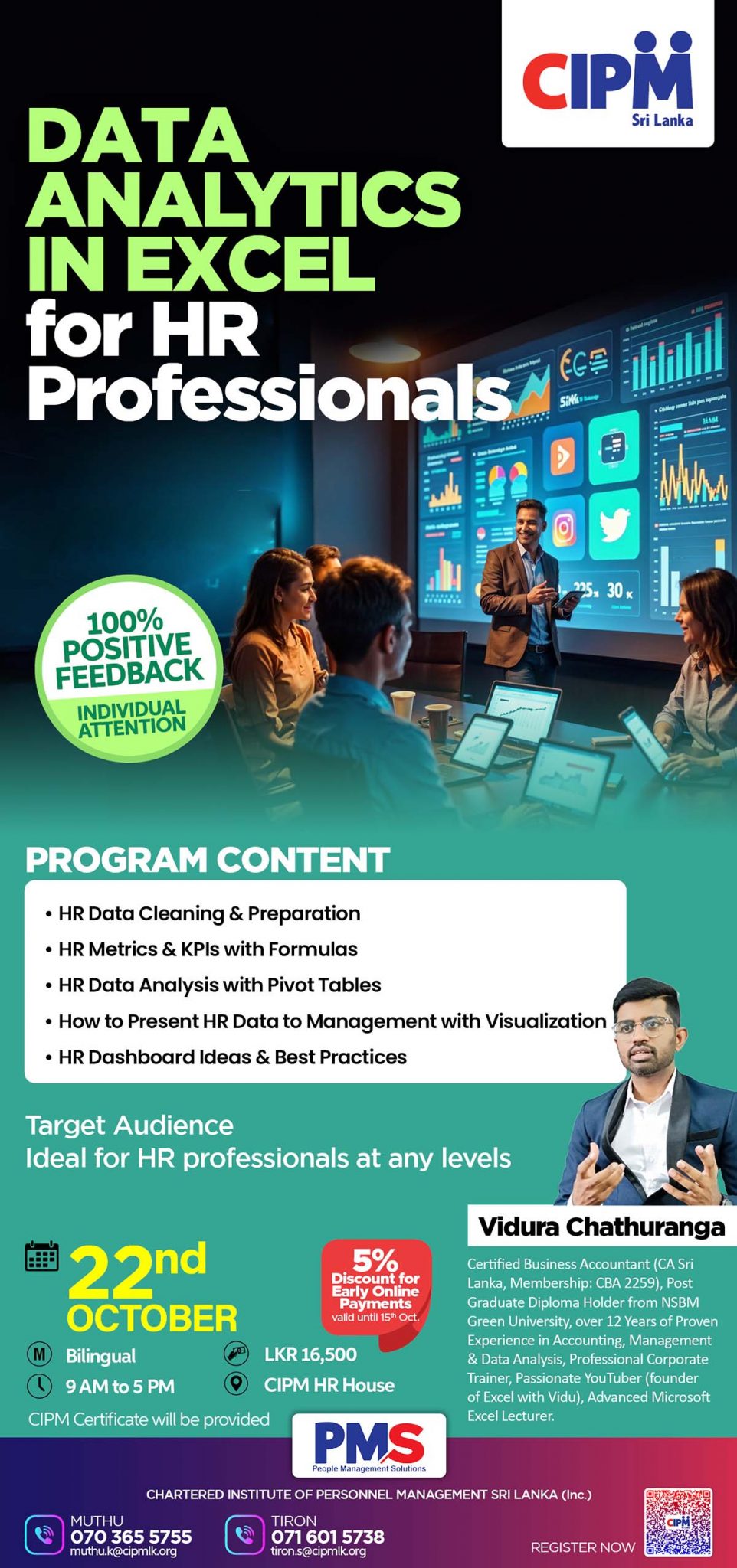 Data Analytics in Excel for HR Professionals - CIPM Sri Lanka